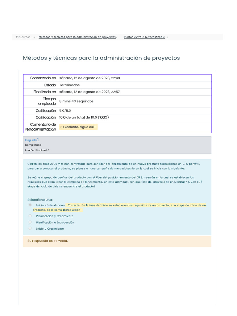 Puntos extra 2 autocalificable_ Revisión del intento | PDF