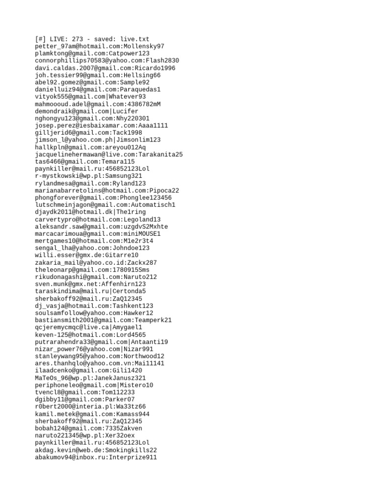 273 Akun Checker by D.J Official (Sfile | PDF