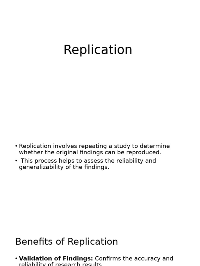Replication& Triangulation[1] | PDF | Methodology | Qualitative Research