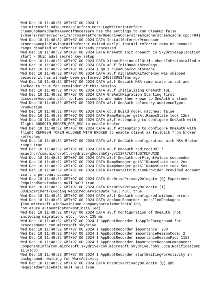 current_log | PDF | Computer File | Information Technology Management
