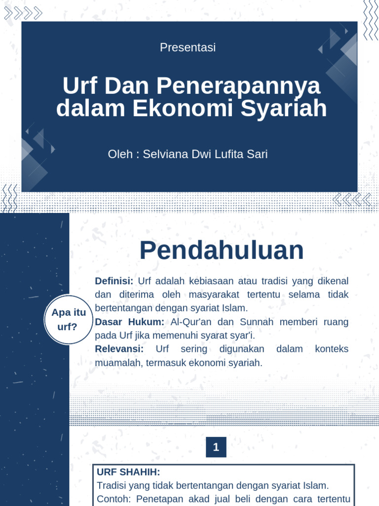 Urf Dan Penerapannya | PDF