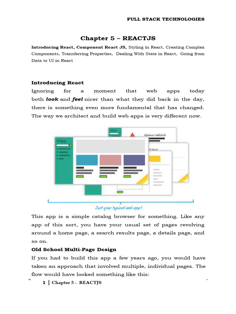 UNIT 5-REACT-JS | PDF | Java Script | Mobile App UNIT 5-REACT-JS | PDF | Java Script | Mobile App