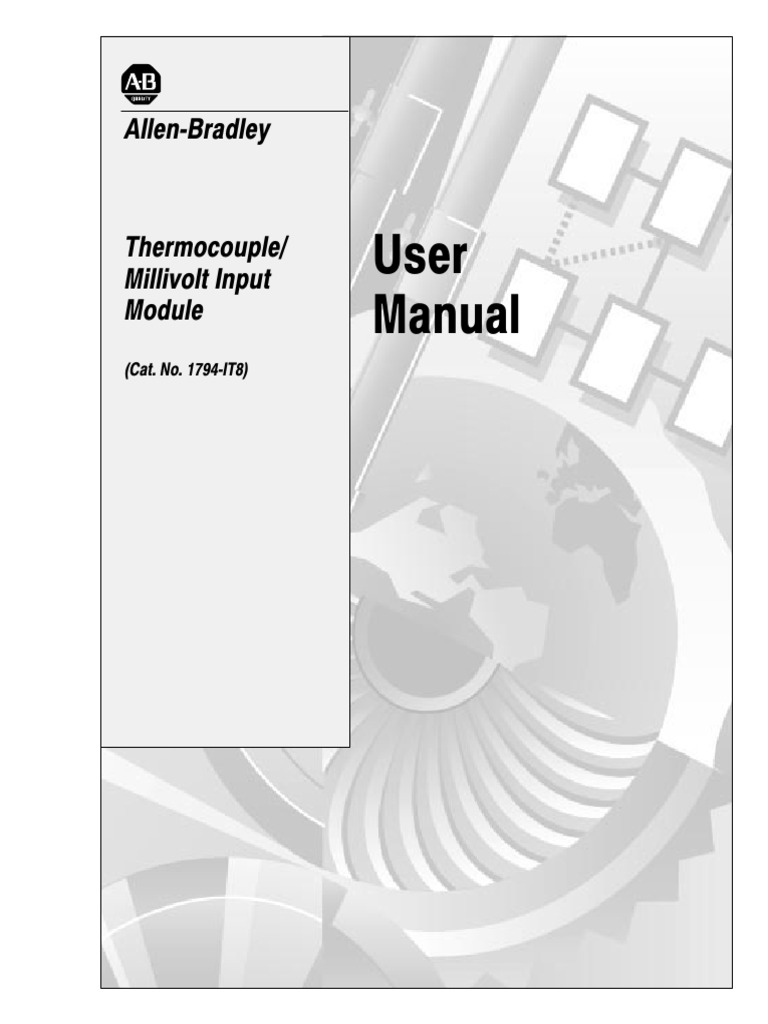 1794-IT8 Manual | PDF | Input/Output | Thermocouple