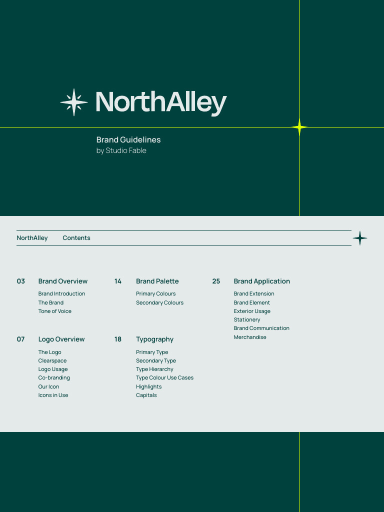 NorthAlley Brand Guidelines Overview | PDF | Logos | Brand