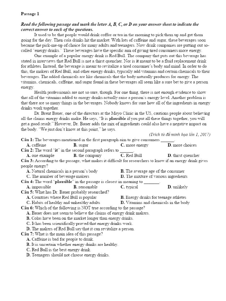 Passage 1 | PDF