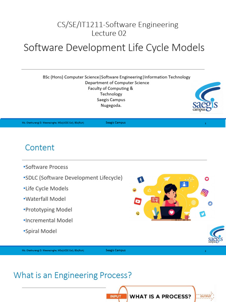 Software Engineering-Lecture 02 | PDF | Software Development Process | Software Prototyping
