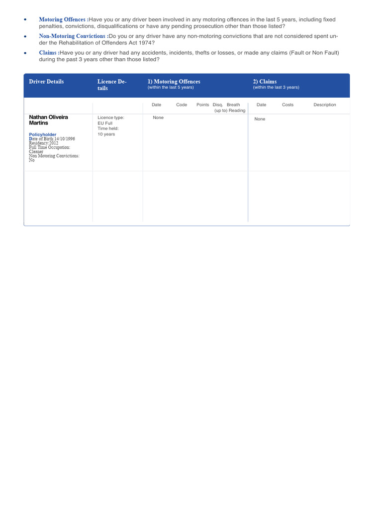 Motor Insurance Proposal Confirmation | PDF | Vehicle Insurance | Insurance