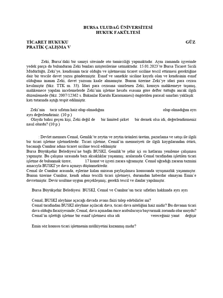 Hafta Pratik 5 | PDF