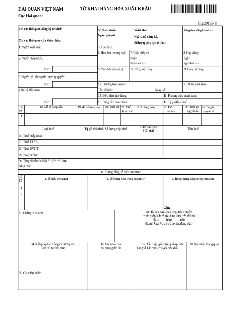 ASSIGNMENT - imported goods declaration form | PDF