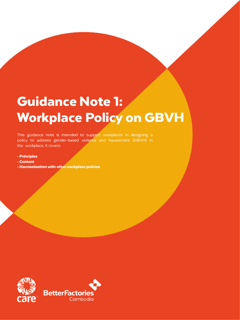 Workplace GBVH Policy Guide | PDF | Violence | Sexual Harassment