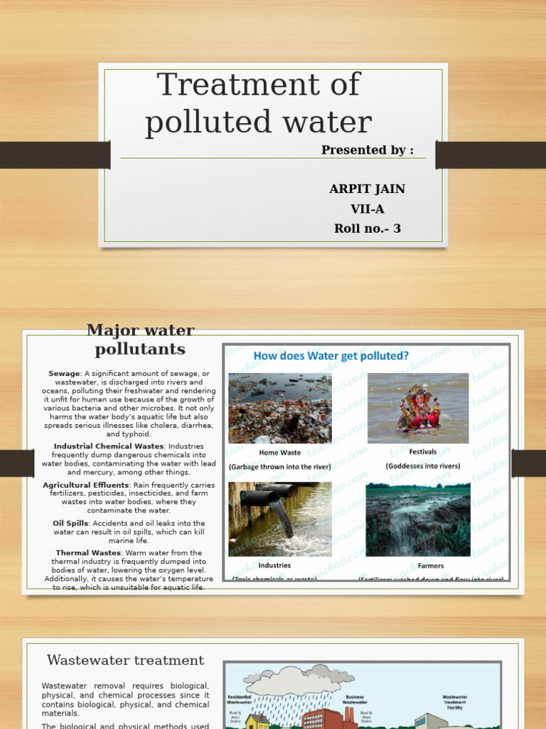 Polluted Water Treatment Methods | PDF