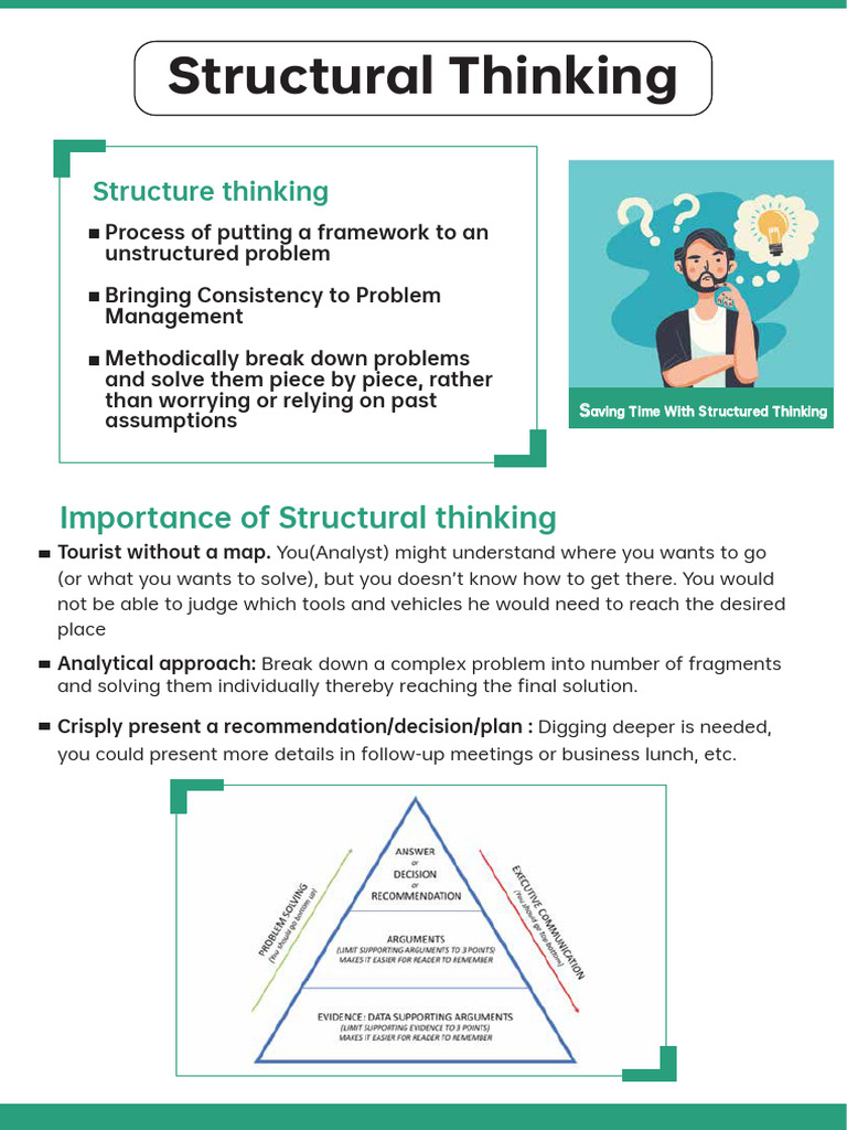 Mastering Structured Thinking Techniques | PDF | Thought | Evidence