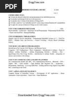 CS3691 - EMBEDDED SYSTEMS AND IOT Important Questions | PDF | Technology & Engineering