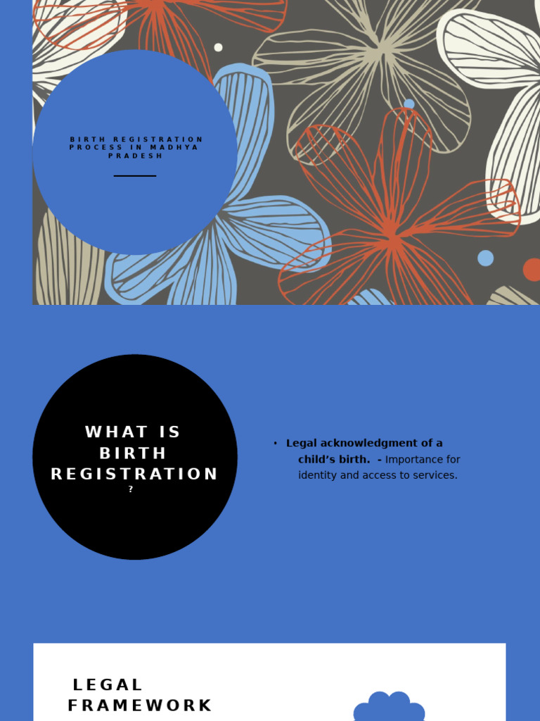 Birth Registration Process in Madhya Pradesh | PDF | Government And ...