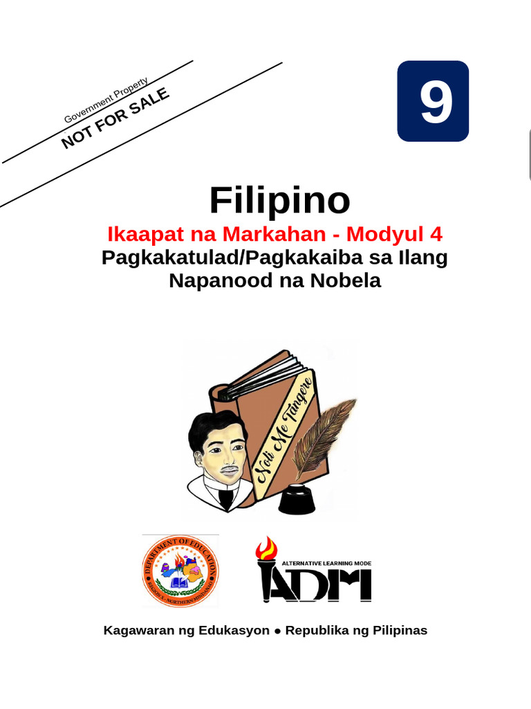 Fil9 Q4 Mod4 Pagkakatulad o Pagkakaiba Sa Napanood Na Telenobela - v4 | PDF