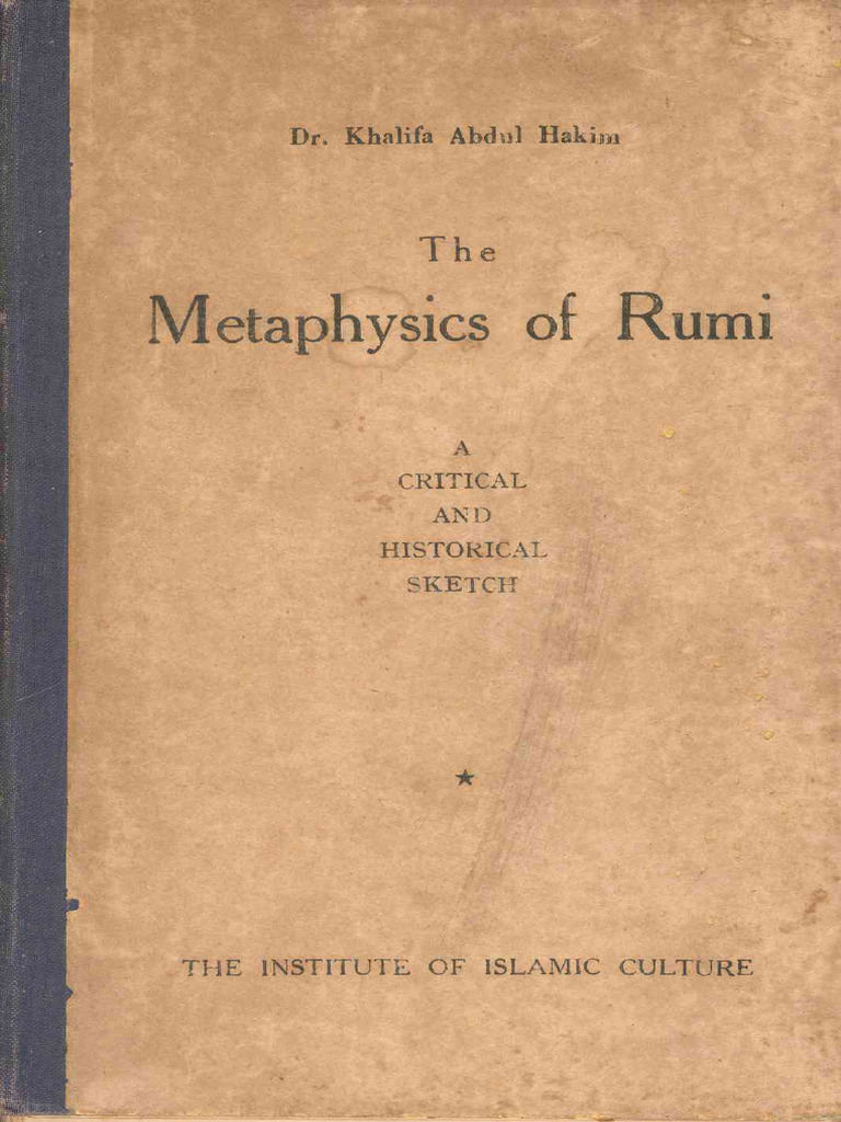 Metaphysics of Rumi - PDF Room | PDF