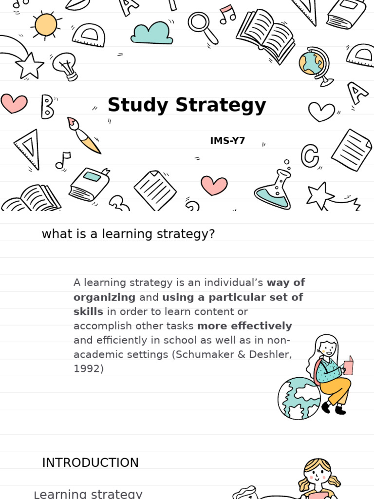 Study Strategy | PDF | Learning | Flashcard