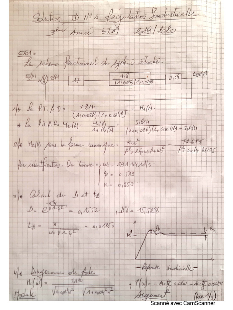 Solution TD1 3ELM2020 | PDF