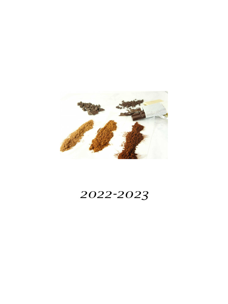 Chocolate analysis | PDF | Chocolate | Cocoa Bean