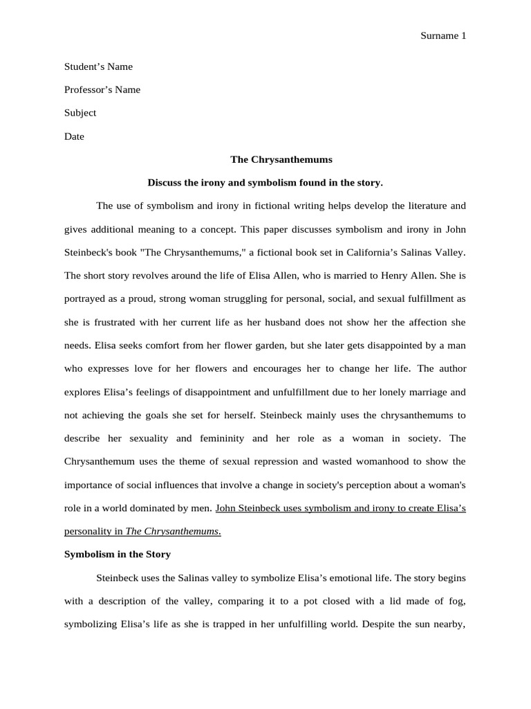 The Chrysanthemums.edited | PDF