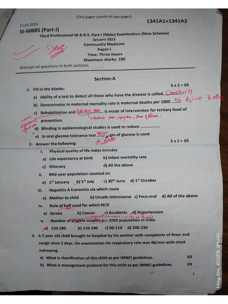 PSM 2019 Batch Papers | PDF