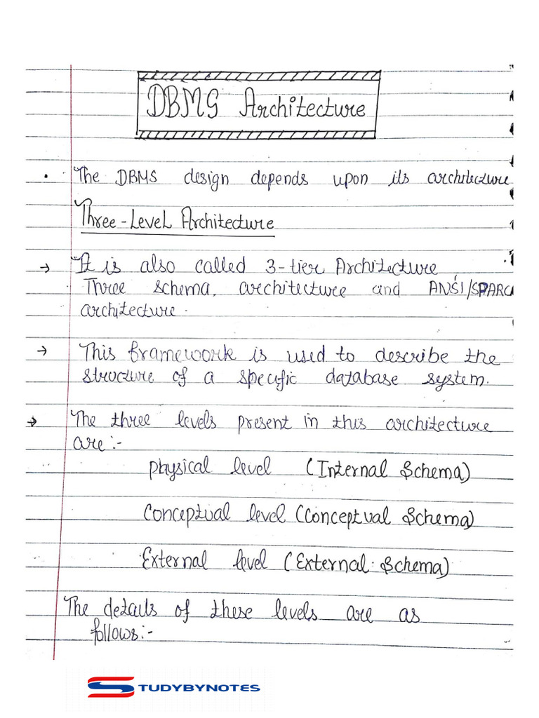 three-level-architecture-in-dbms | PDF