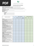 Post Pour Inspection Checklist | PDF | Concrete | Precast Concrete