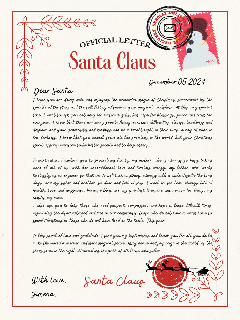 Red and Cream Vintage Christmas Santa Letter - 20241206 - 004143 - 0000 ...