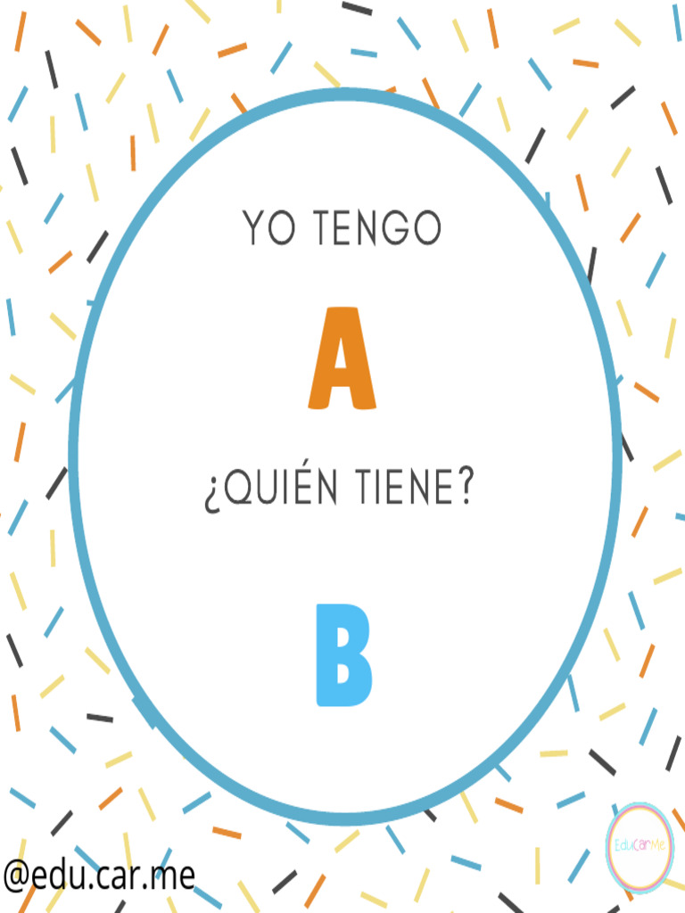 Yo Tengo, Quién Tiene Abecedario | PDF