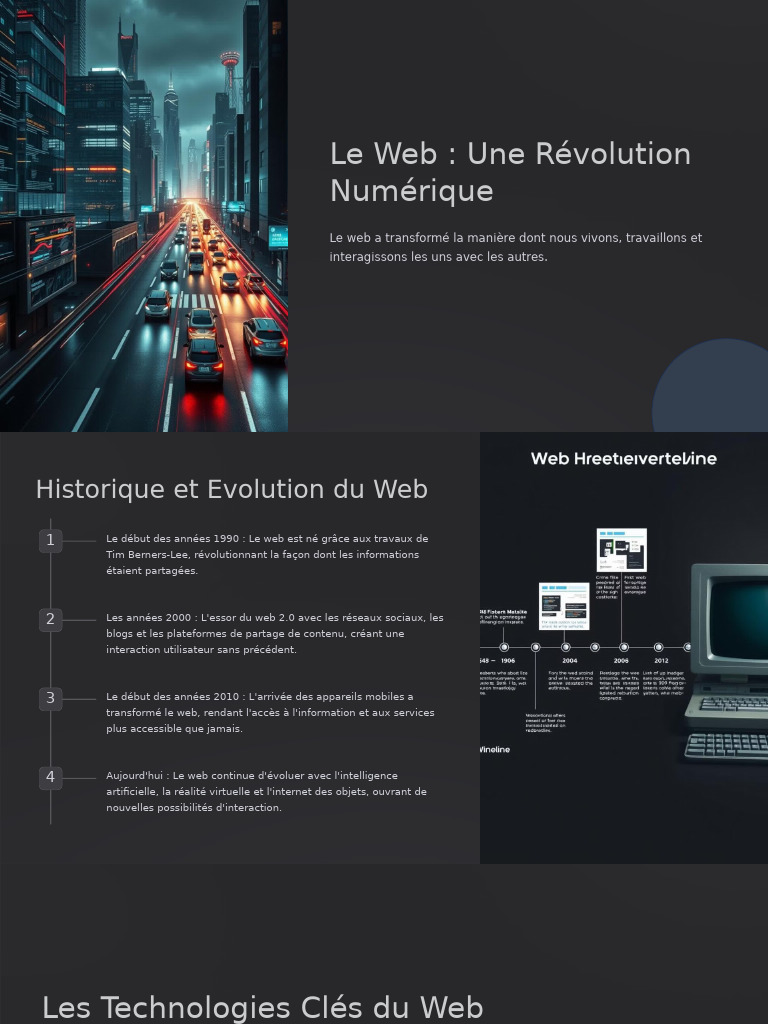 Évolution et Futur du Web Numérique | PDF | Internet | Internet et Web
