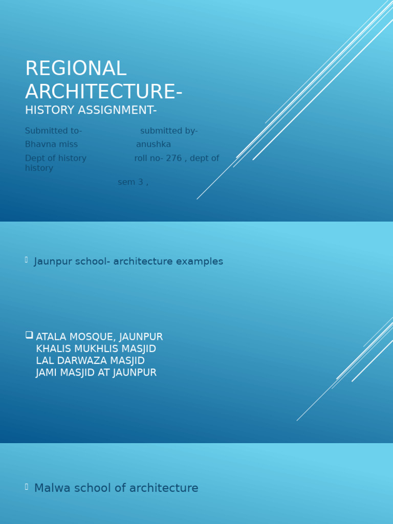 Regional Architecture | PDF