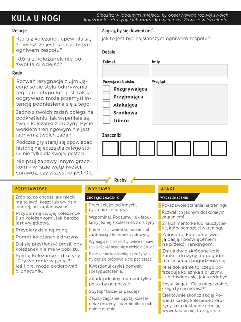 Siatkarki - Kula u Nogi | PDF
