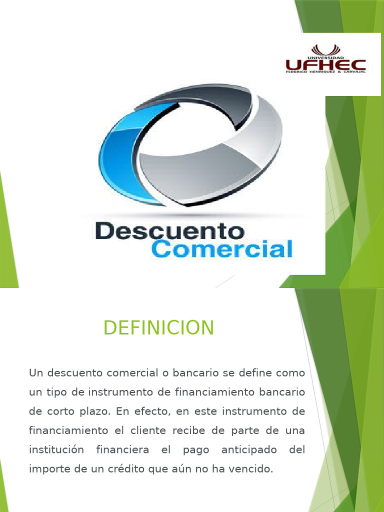 Descuento Comercial | PDF