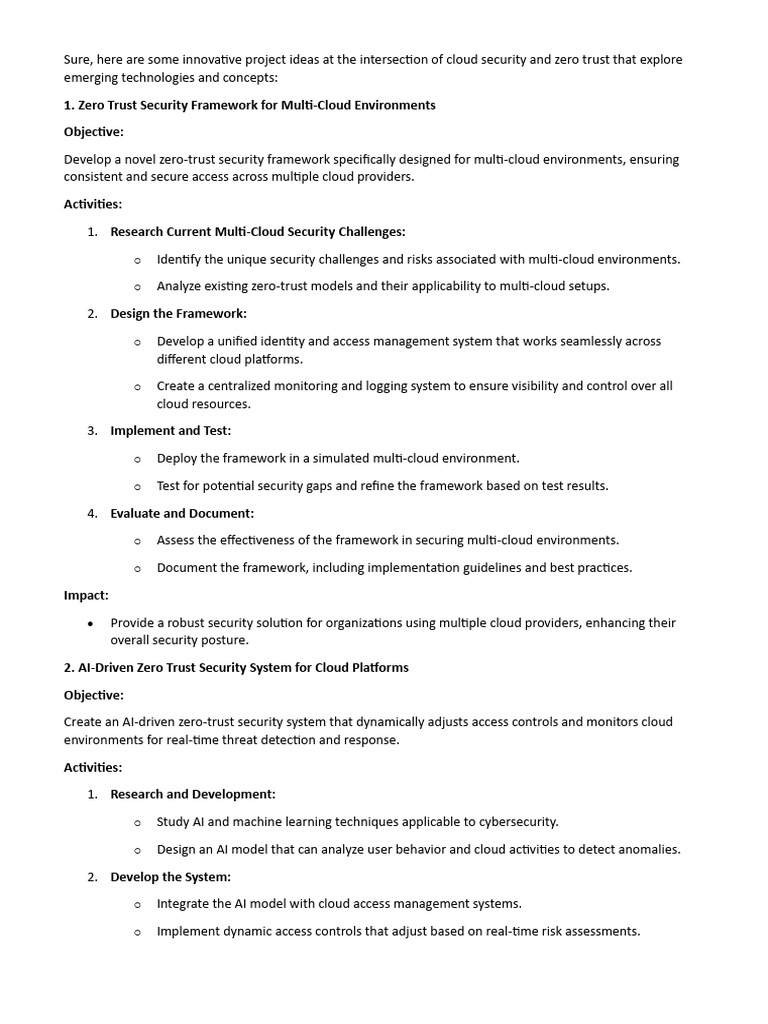 Project Ideas 2024 | PDF