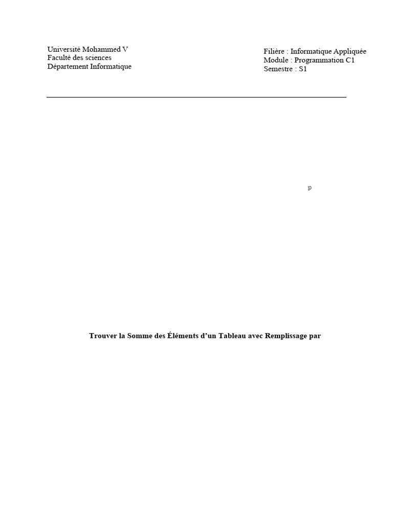 TP Pointeurs en C pour Débutants | PDF