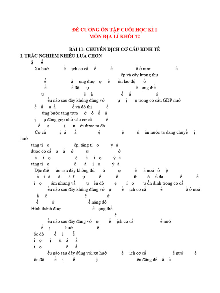 De Cuong Ck1 k12 - Hs 2 | PDF