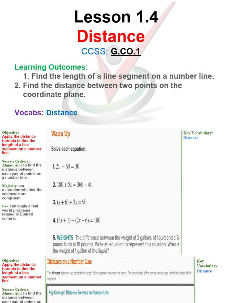 Lesson 1.4 (ppt). (2) | PDF | Geometry | Mathematics