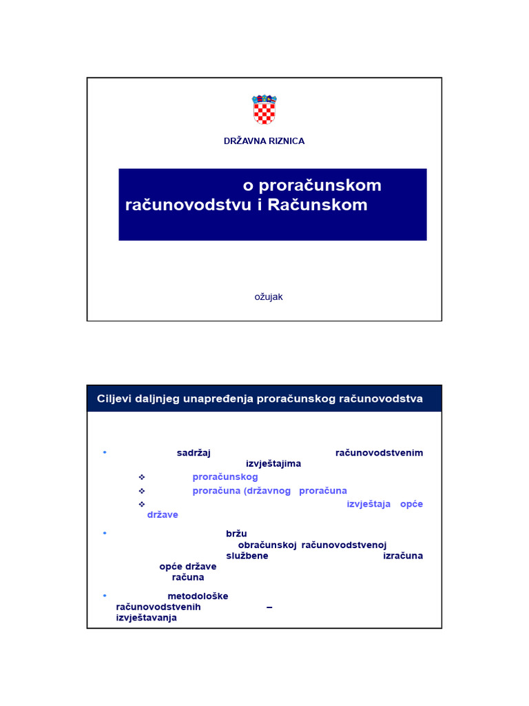 Novi Pravilnik o Prora Unskom Ra Unovodstvu | PDF