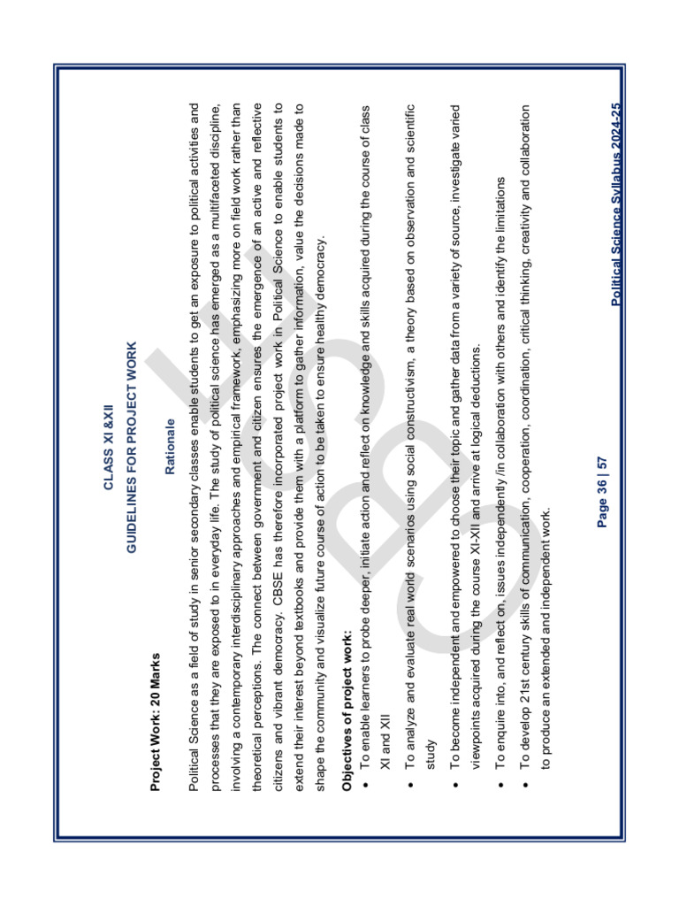 PolScience Project Class 12 | PDF | Science | Constructivism (Philosophy Of Education)