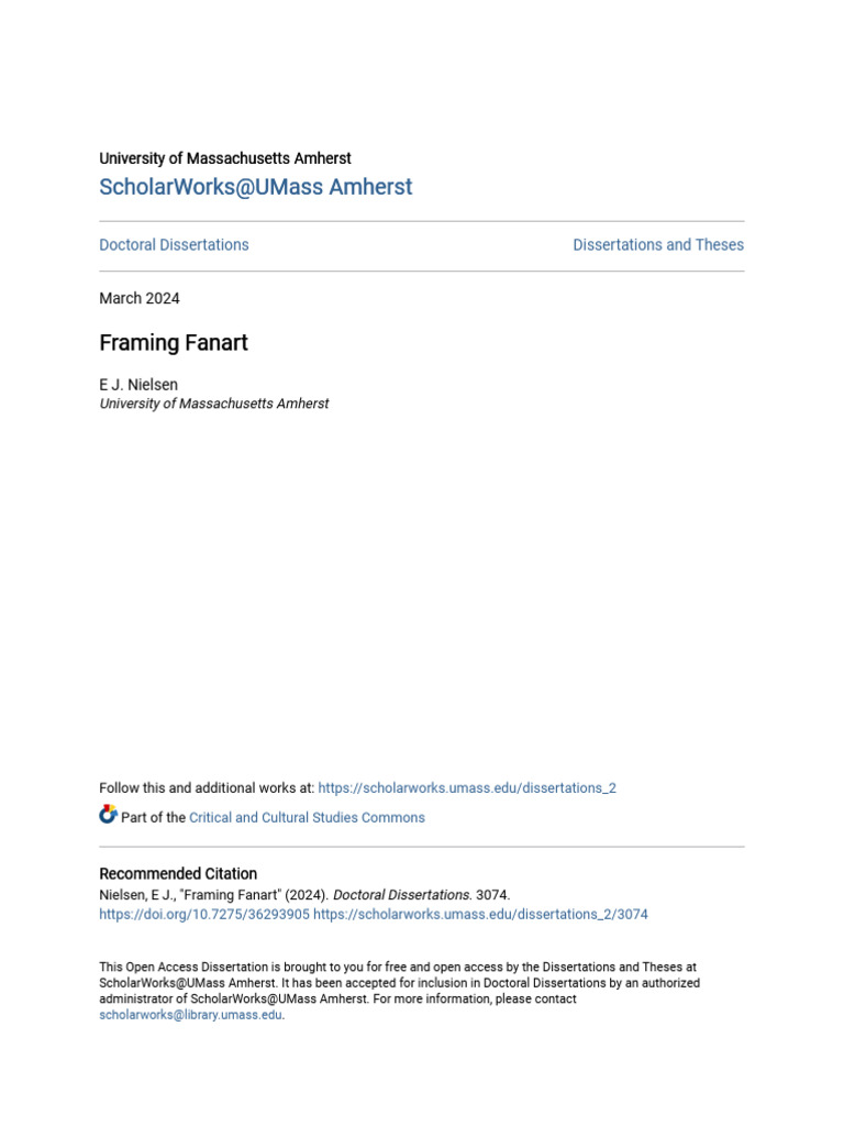 Framing Fanart | PDF | Genre