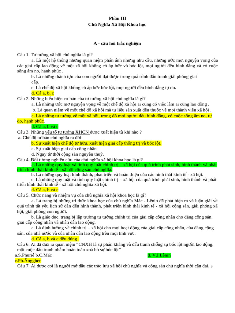 Bản sao của 215-cau-hoi-va-dap-an-trac-nghiem-chu-nghia-xa-hoi-khoa-hoc | PDF
