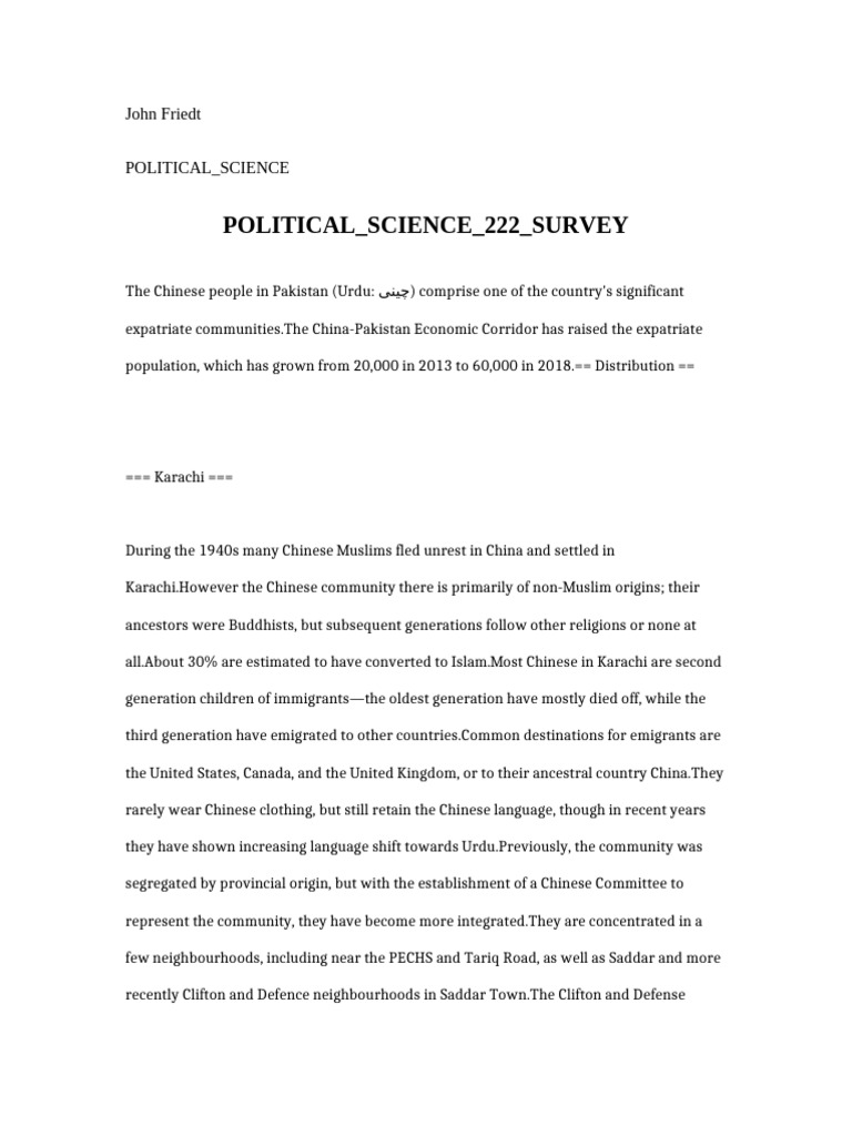 Political Science 222 Survey | PDF | East Asia | Asia