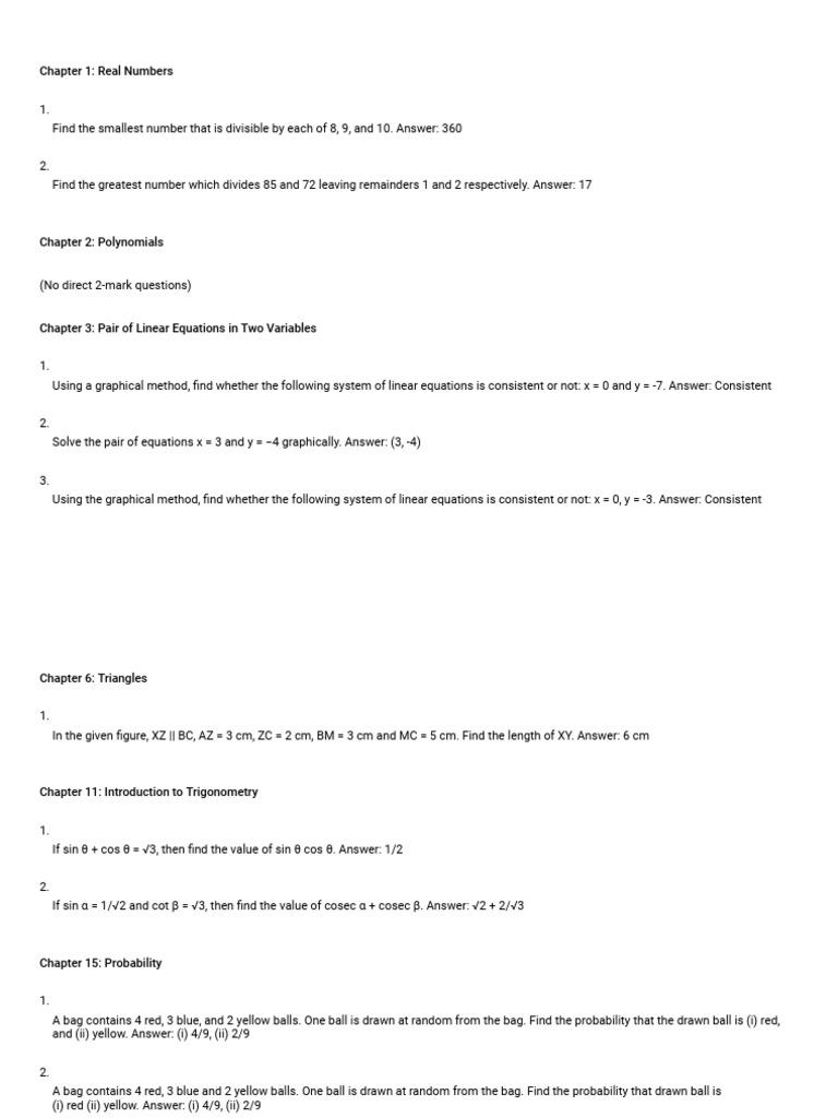 Math Problem Solutions and Concepts | PDF