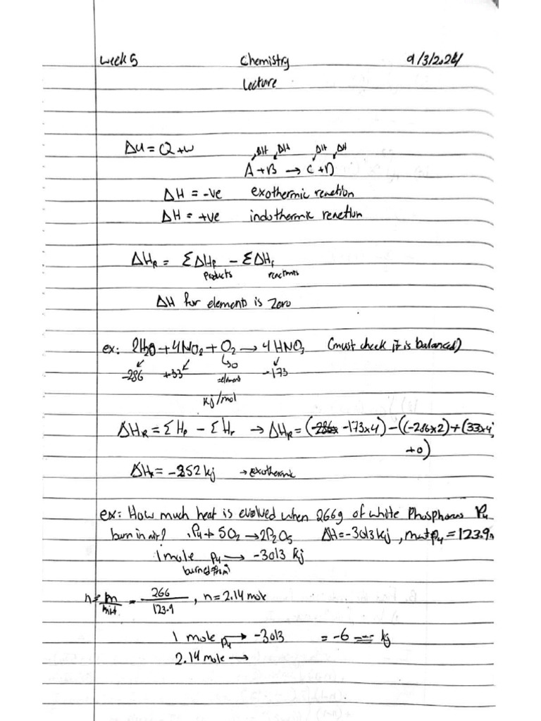 Lec5 Chemistry Engineering Year 1 | PDF