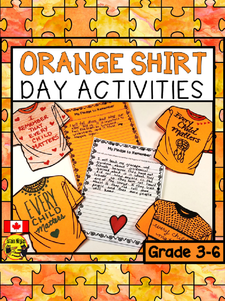 Orange Shirt Day Activities Gr 3 to 5 | PDF | Teachers | Internet