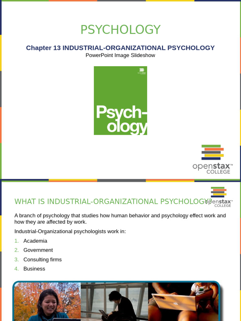 OpenStax Psychology CH13 ImageSlideshow | PDF | Industrial And Organizational Psychology ...