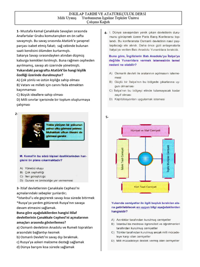 8 Ink Milli Uyanis Etkinlik Test | PDF
