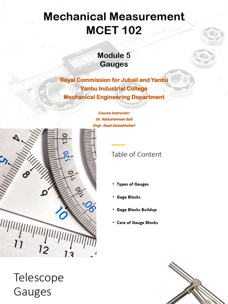 MCET 102 - Module 5 | PDF | Accuracy And Precision