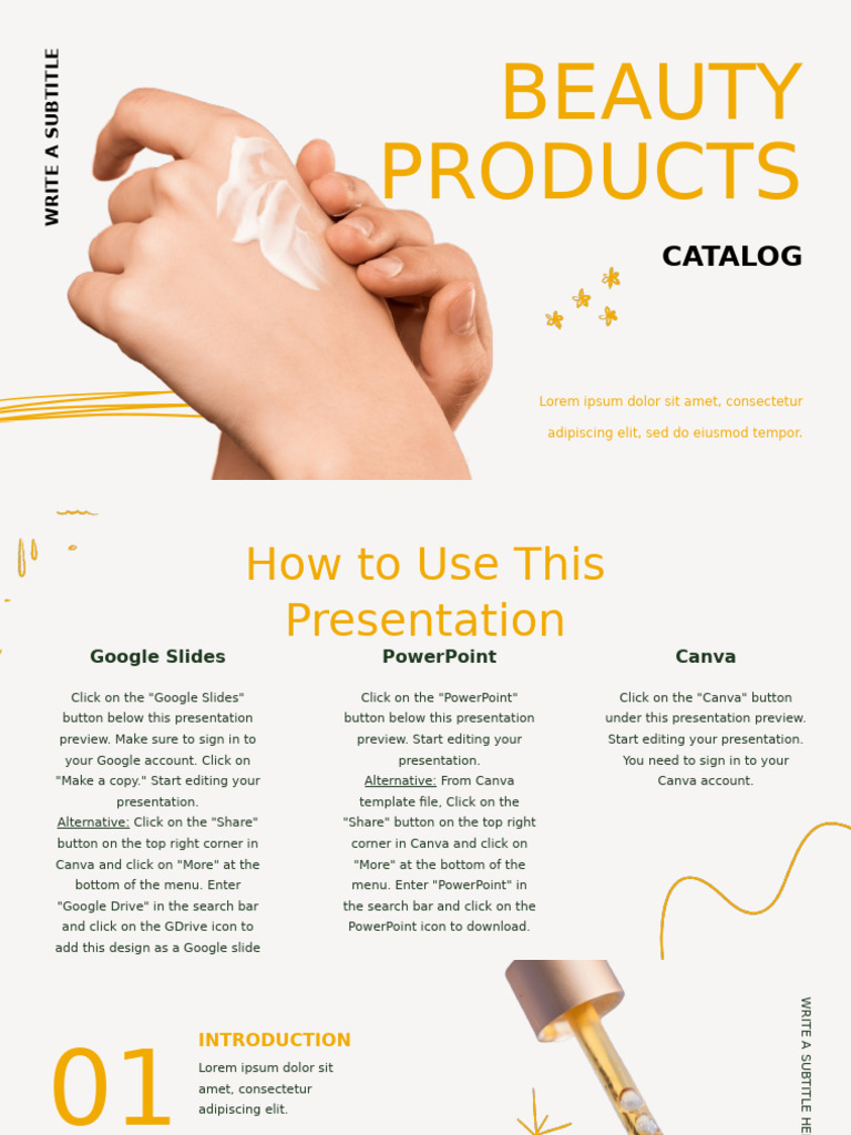Minimal Beauty Products Catalog | PDF | Software