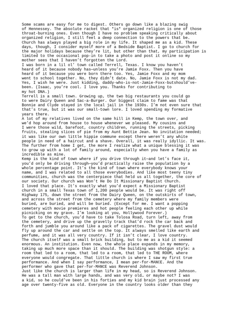 Religious Scam | PDF